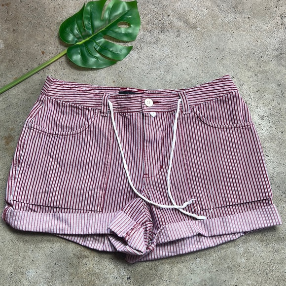 Lee | Shorts | Riveted By Lee Pin Stripe Denim Shorts With Drawstring ...